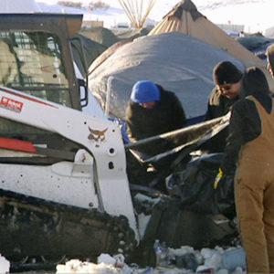 Standing Rock Races to Clean Up Protest Camps as DAPL Approval Nears